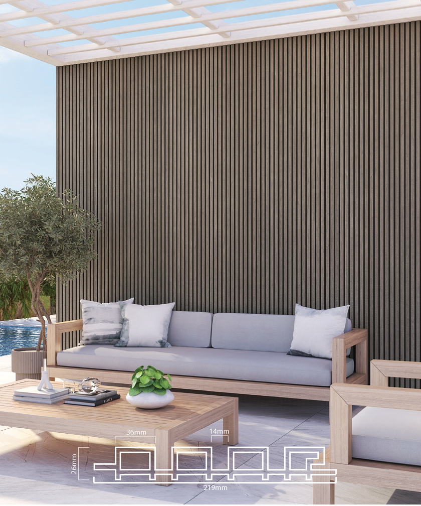 Slat Wall Exterior WPC – Profile Panels – Profile Panels
