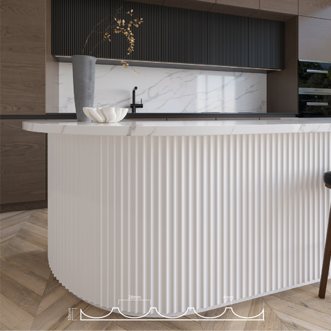 Waved Primed Panel - Profile Flex Waved - Profile Panels – Profile Panels