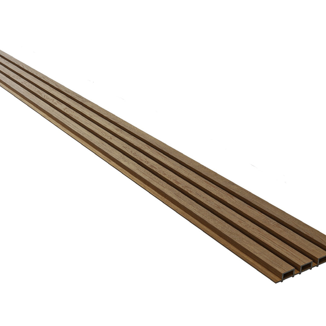 Slat Exterior - WPC - Walnut - Slat Wall Panel – Profile Panels