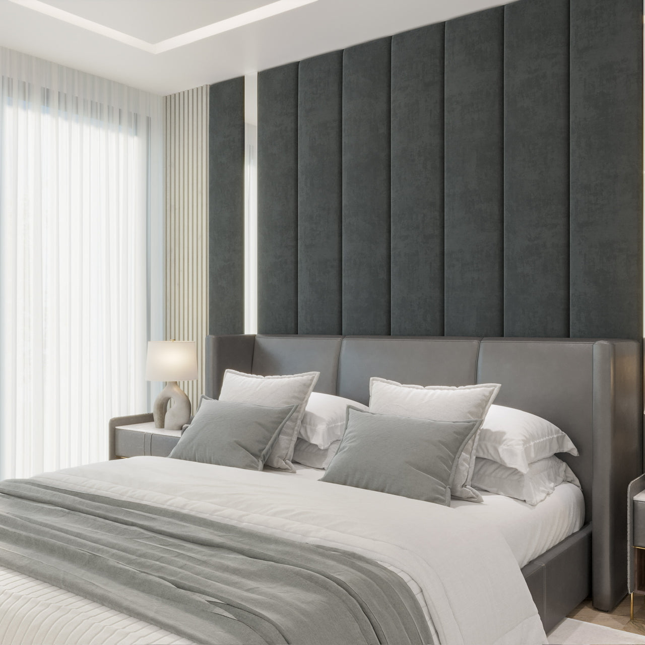 Opulence Headboard - Slate – Profile Panels