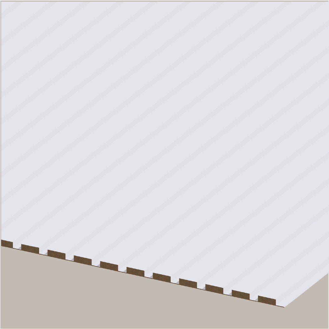 Slat Wall Panel - Profile Flex Slat - Primed - Profile Panels – Profile ...