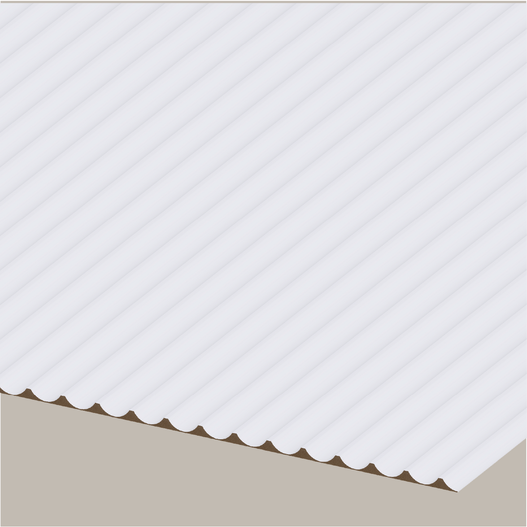 Waved Primed Panel - Profile Flex Waved - Profile Panels – Profile Panels