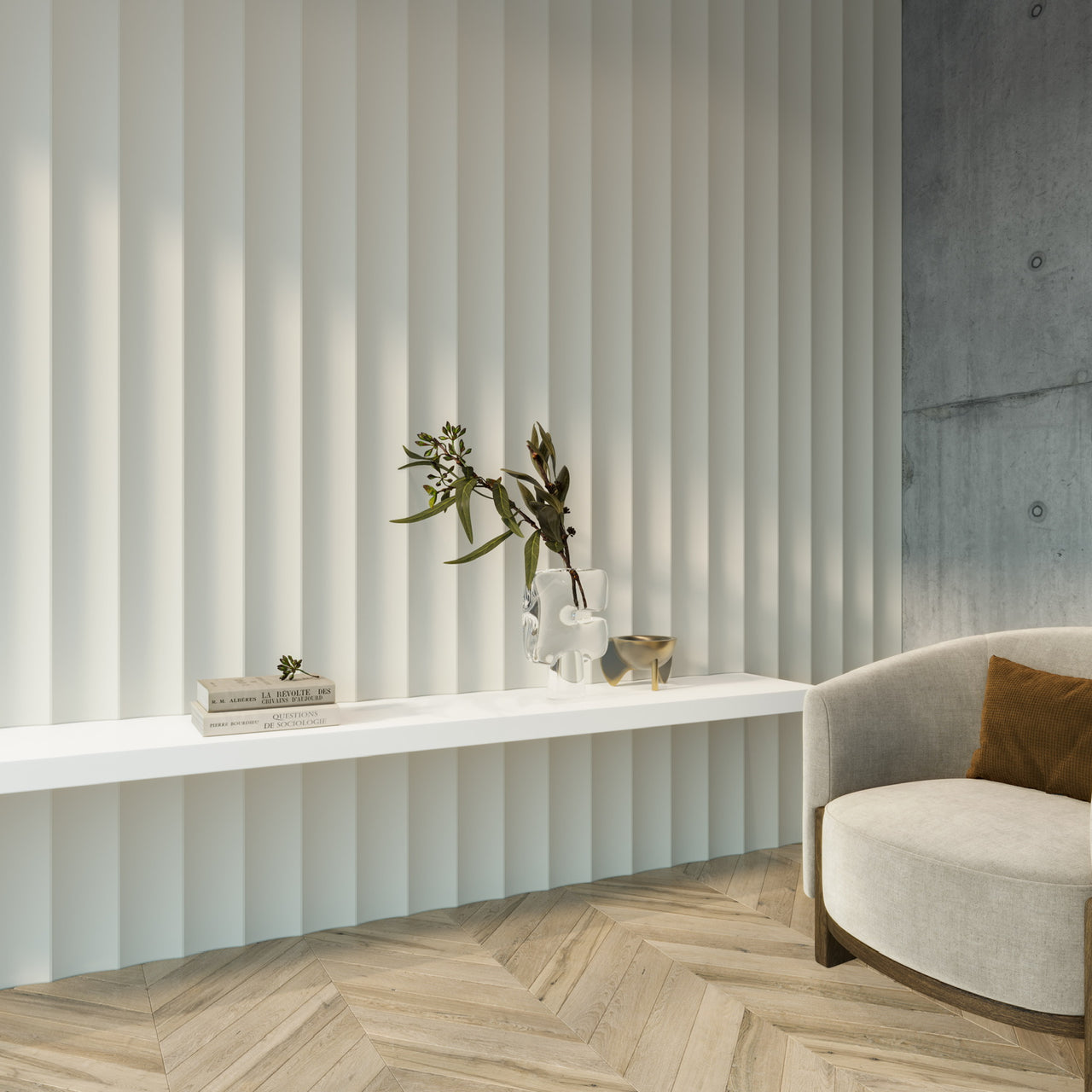 Waved Primed Panel - Profile Flex Waved - Profile Panels – Profile Panels