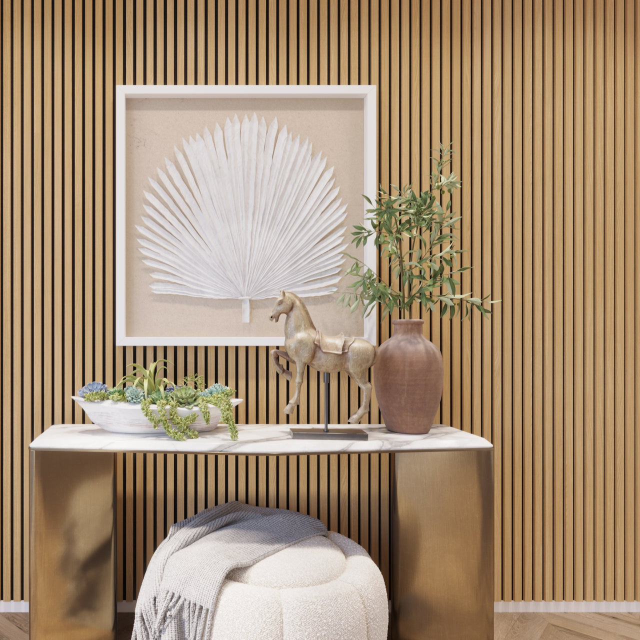 Natural Oak Panel Slat Acoustic Panel – Profile Panels – Profile Panels