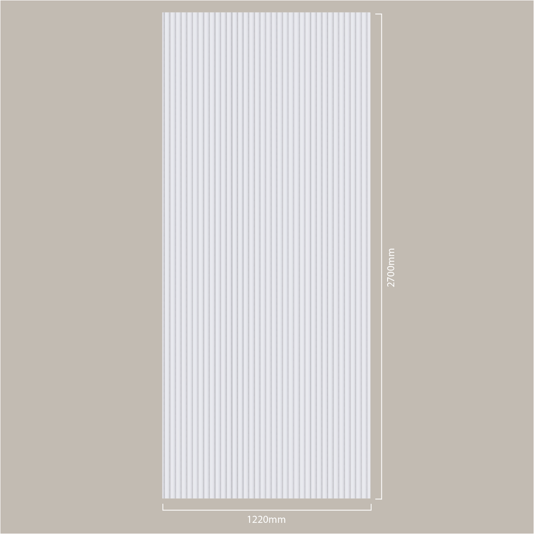 Waved Primed Panel - Profile Flex Waved - Profile Panels – Profile Panels