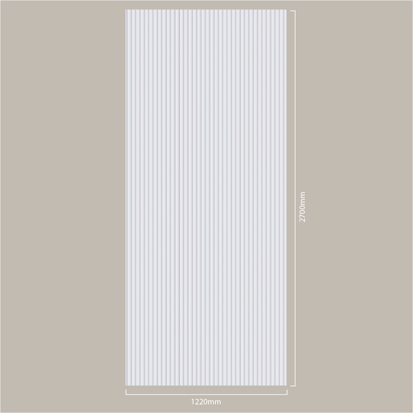 Waved Primed Panel - Profile Flex Waved - Profile Panels – Profile Panels