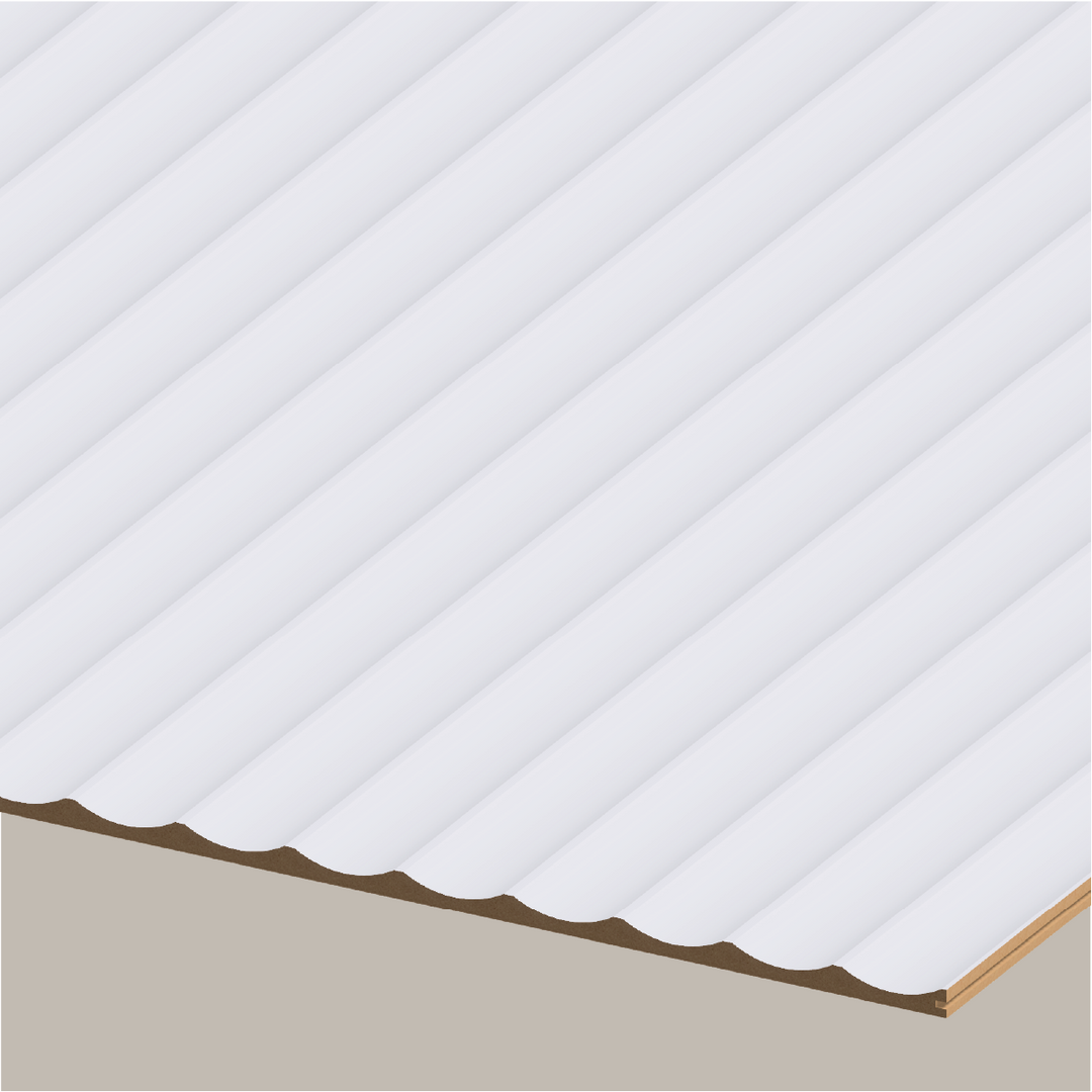Waved Primed Panel - Profile Flex Waved - Profile Panels – Profile Panels