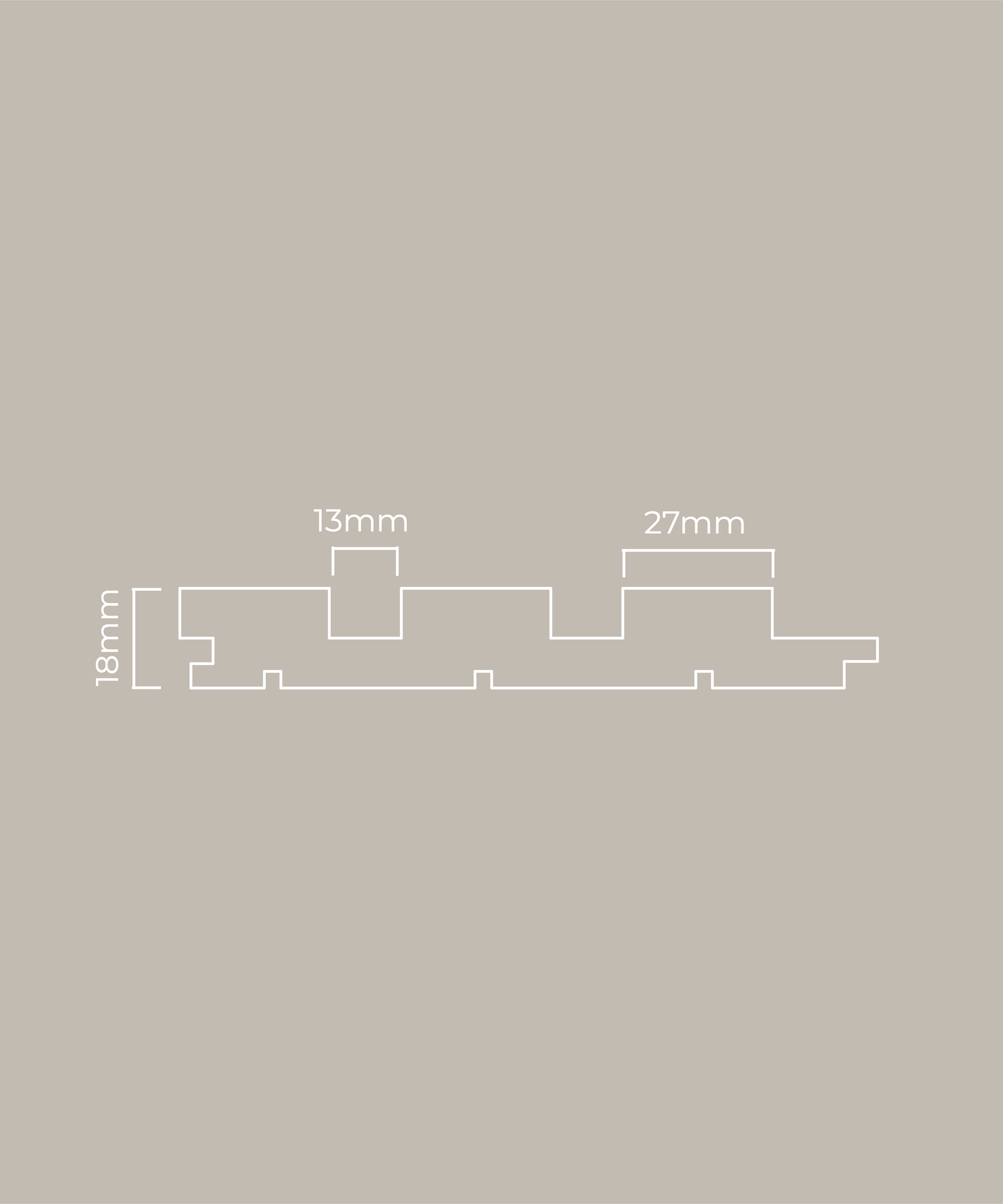 Waved Primed Panel - Profile Flex Waved - Profile Panels – Profile Panels