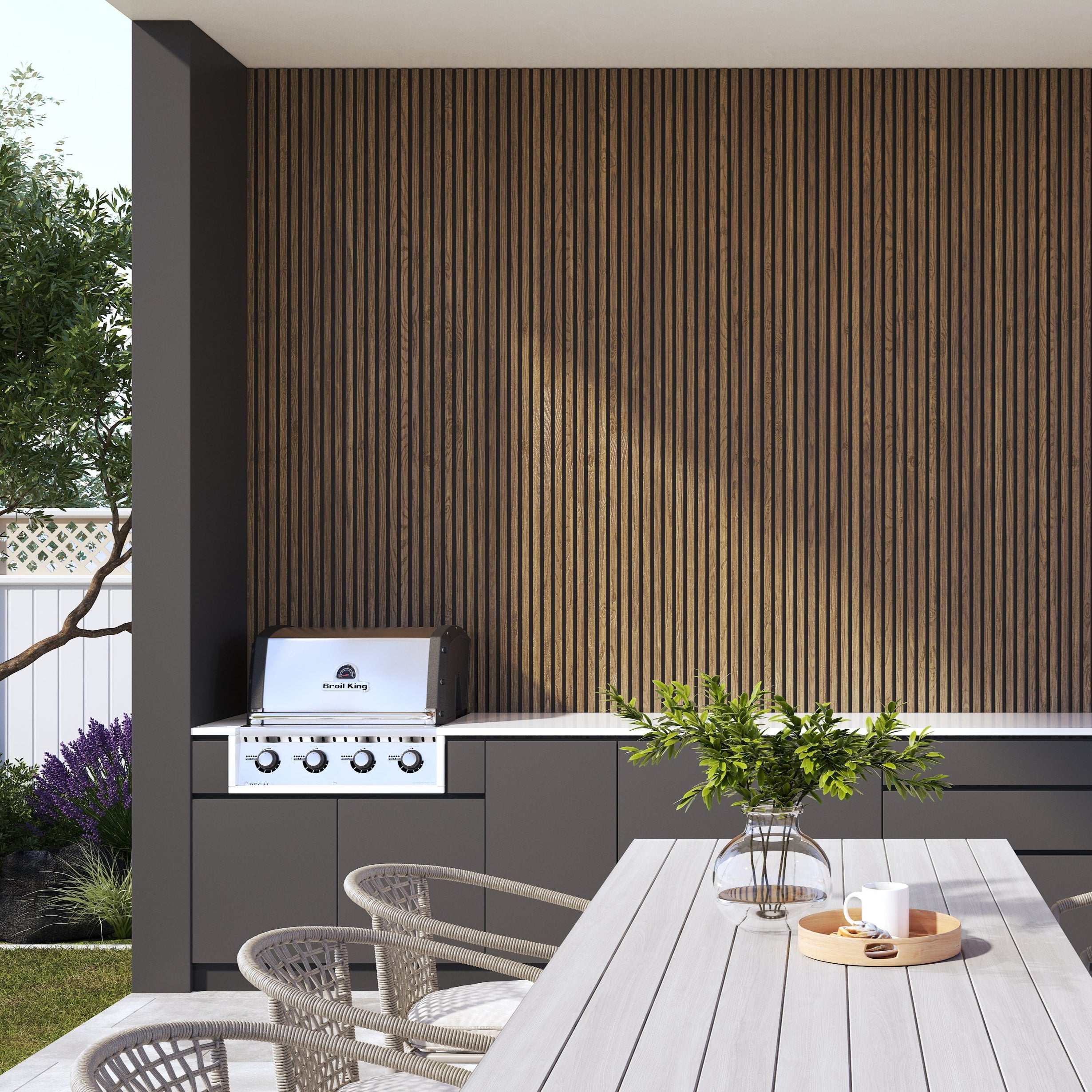 Profile Slat Exterior - Exterior WPC Feature Panels – Profile Panels